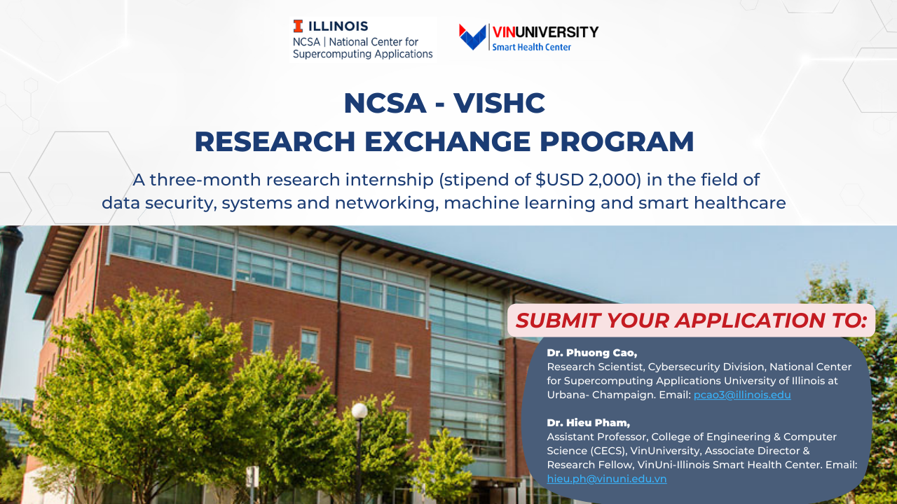 Undergraduate Exchange Research Internship at UIUC 2023 | The NCSA - VISHC Exchange Research ...